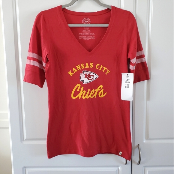 NFL | Tops | Nwt Nfl Kansas City Chiefs Vneck | Poshmark